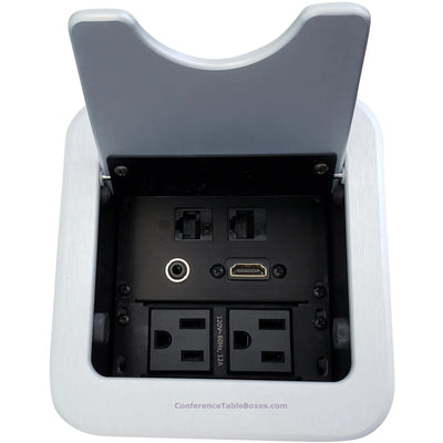 Conference Table Multimedia Boxes | Pop Ups, Cable Wells, Under Table ...
